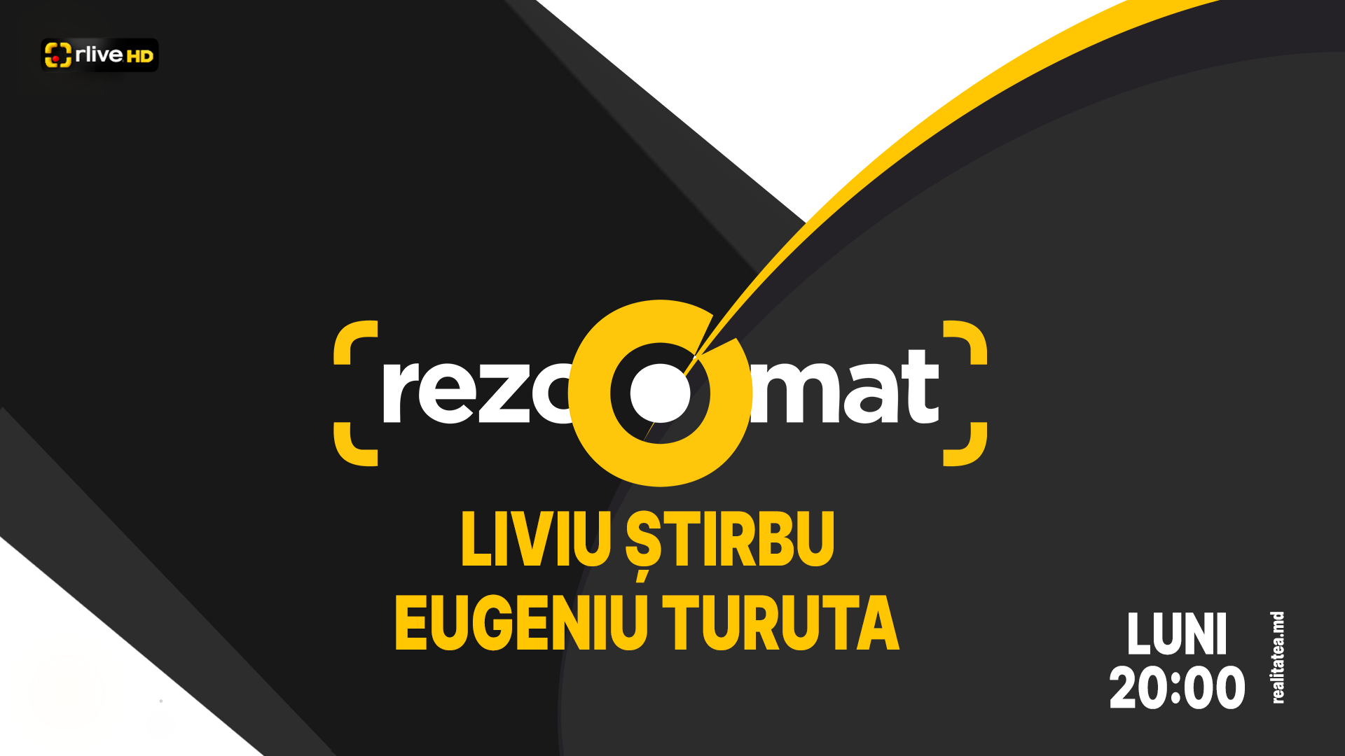 RLIVE! Liviu Știrbu și Eugeniu Turuta, invitații emisiunii Rezoomat ...