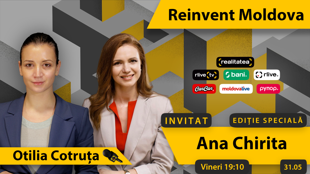 RLIVE! Ana Chirița la Reinvent Moldova: Moldova Digital Summit va ...