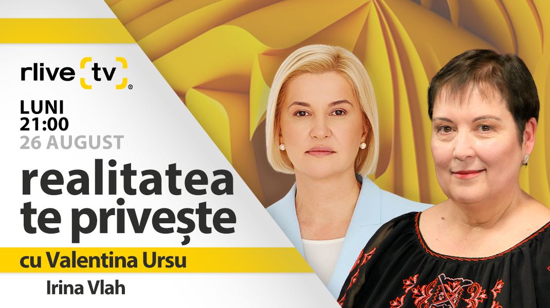 RLIVE! Irina Vlah, invitată la Realitatea te Privește - RLive.md