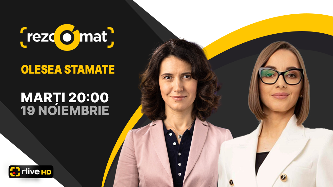 RLIVE! Olesea Stamate, invitată la emisiunea „Rezoomat” - RLive.md